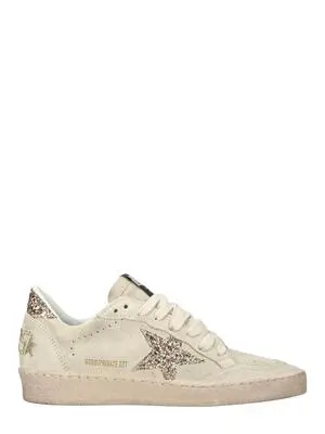 GOLDEN GOOSE Suede Ball Star Sneakers - Beige