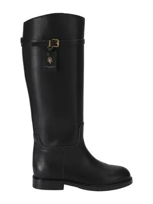 Kurt Geiger Leather Sloane Riding Boots - Black