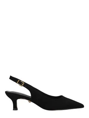 Kurt Geiger Suede Stepney Slingback Pumps - Black