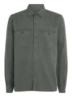 Rag & Bone Workwear Denim Shirt - Green