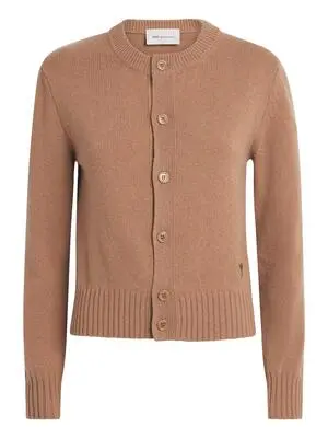 AMI Ami Paris Cashmere-Wool Cardigan