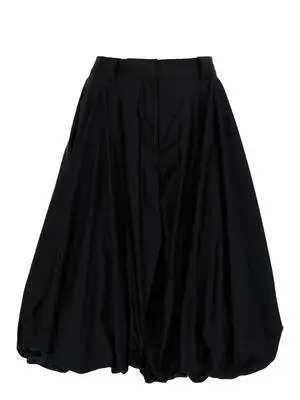 Balenciaga BALENCIAGA Balloon-Style Silk-Blend Mini Shorts Black