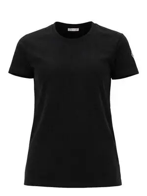 Moncler MONCLER Cotton Logo T-Shirt Black
