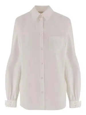 VALENTINO Valentino Garavani Bow Cuff Front-Button Shirt