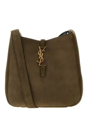 Saint Laurent Saint Laurent Le 5 À 7 Mini Mud Suede Crossbody Handbag Brown
