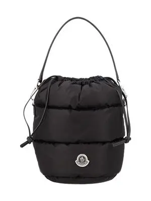 Moncler Mini Cardoc Nylon Shoulder Bag - Black