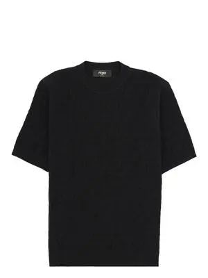 Fendi Ff Cotton T-shirt - Black