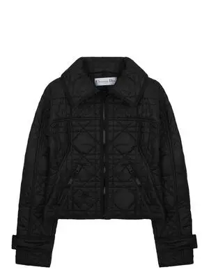 Dior Macrocannage Sports Jacket In 100% Polyester - Black