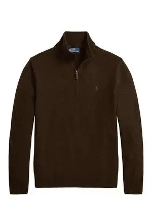 Polo Ralph Lauren Long Sleeve Half-zip Pullover - Marrone