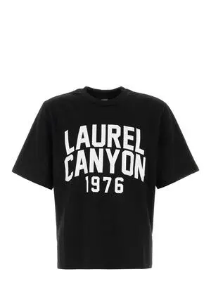 Amiri Logo Cotton T-shirt - Black