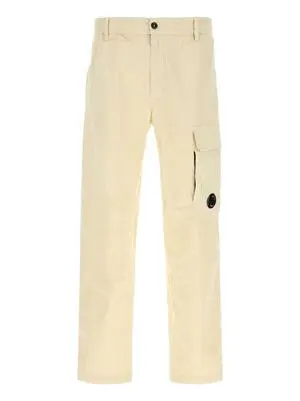 C.P. COMPANY Stretch Cotton Cargo Pant - Yellow