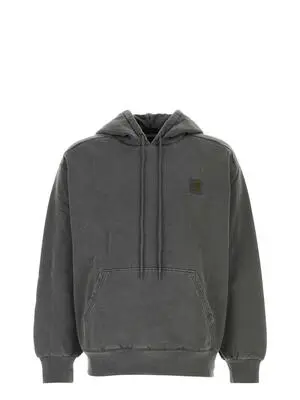 Carhartt Work In Progress Hooded Vista Cotton Sweatshirt - Grey