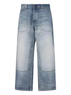 Carhartt Work In Progress Cotton Workwear Jeans - Blue
