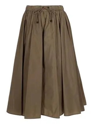 MAX MARA Max Mara Lonza Midi Skirt In Relaxed Silky Blend