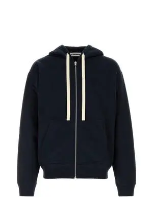 JIL SANDER Zip-up Hoodie Sweatshirt - 402