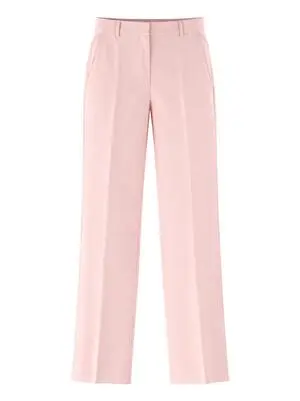 Max Mara Max Mara Virgin Wool Straight Leg Pants Pink