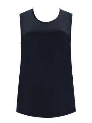 Max Mara Smocked Top - Blue