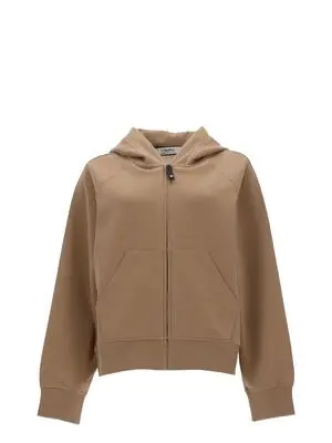 MAX MARA S MAX MARA Zip-Front Hoodie Sweatshirt