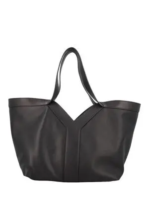 Saint Laurent Mini Leather Tote Handbag - Black