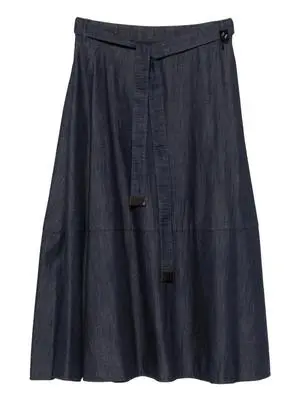 MAX MARA Max Mara Pure Cotton Denim Skirt