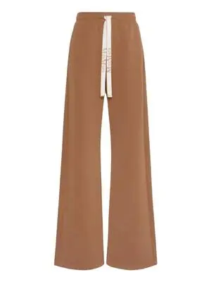 MAX MARA S MAX MARA Wide-Leg Cotton-Blend Trousers