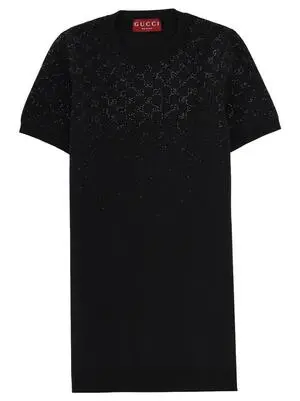 GUCCI Gucci Wool Viscose Blend Mini Dress