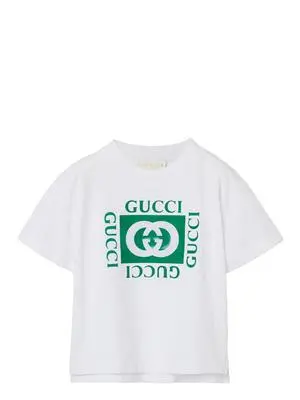 GUCCI Gucci Cotton Logo T-Shirt For Infants