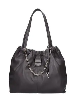 Marc Jacobs Quilted Drawstring Shoulder Tote Bag - Grey