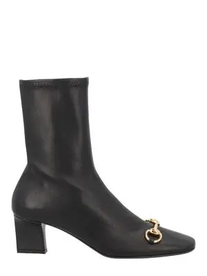 Gucci Lamb Leather Stiletto Boot - Black