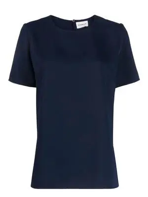 P.a.r.o.s.h Short-sleeved Cady Blouse - Black