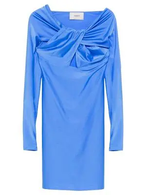 Coperni Twisted Cut-out Mini Dress - Blue