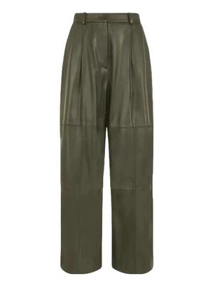P.a.r.o.s.h Pleated Tailored Trousers - Green
