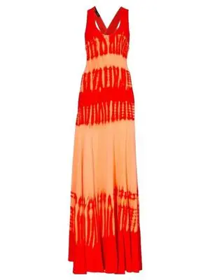 PROENZA SCHOULER Proenza Schouler Tie-Dye Print Knitted Dress