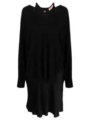 TWINSET Satin Dress - Black