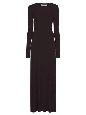 Proenza Schouler Open-back Jersey Maxi Dress - Black