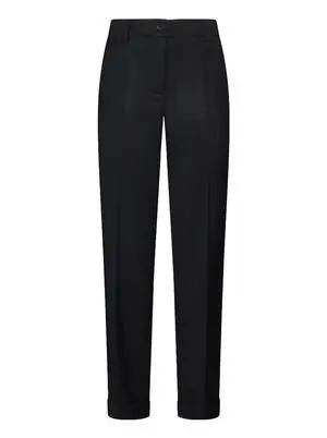 P.a.r.o.s.h Slim-fit Tailored Trousers - Black