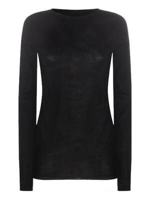 RICK OWENS Rick Owens Long-Sleeve Distressed Top
