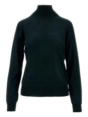 P.a.r.o.s.h Turtleneck Knitted Jumper - Black
