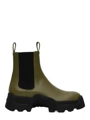Proenza Schouler Stomp Leather Chelsea Boots - Black