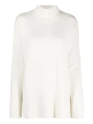 P.a.r.o.s.h Drop-shoulder Crew-neck Jumper - White