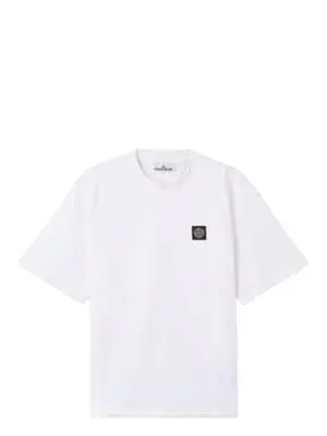 Stone Island Logo-patch T-shirt - White