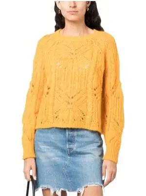 TWINSET Open Cable-knit Long-sleeve Jumper - Multicolor