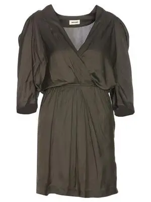 Zadig&Voltaire Pleat-detailed Mini Dress - Black