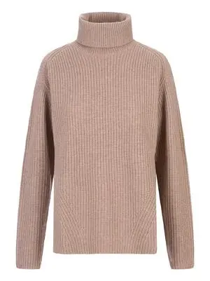 P.a.r.o.s.h Turtleneck Knit Sweater - Nude