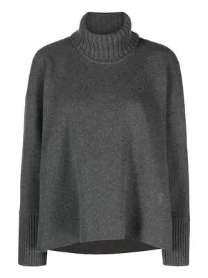 Proenza Schouler Roll-neck Cashmere-blend Jumper - Black