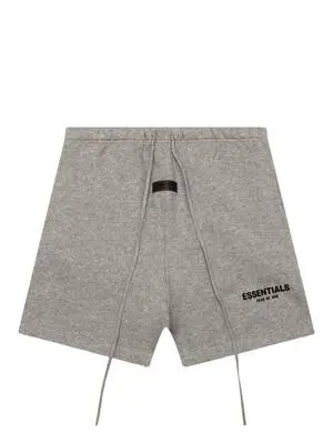 Fear Of God Logo Drawstring Shorts - Gray