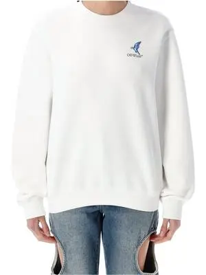 Off-White Fresco Arrow Crewneck Sweatshirt - White