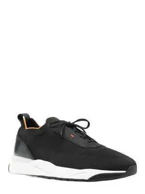 Santoni Lace Up Sneakers - Black