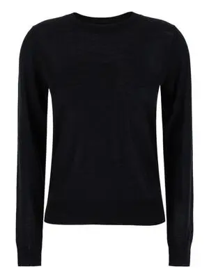 P.a.r.o.s.h Crewneck Knitted Jumper - Black