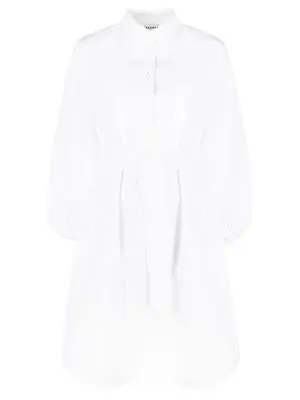 P.A.R.O.S.H P.A.R.O.S.H. Belted Horn Skirt Midi Dress